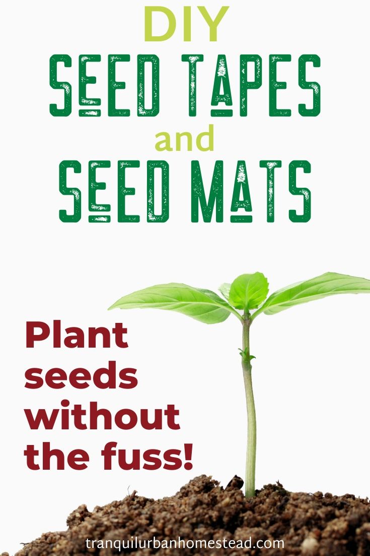 6 Easy Steps to Making Homemade DIY Seed Tape and Mats - Healthy Fresh ...