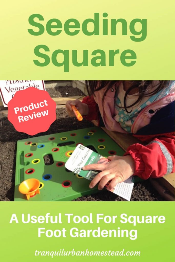 Seeding Square Product Review: A Useful Tool For Square Foot Gardening ...