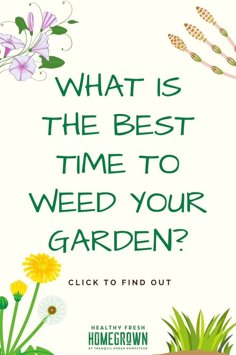 The Best Time To Weed Your Garden: Natural Weed Control Made Easier ...